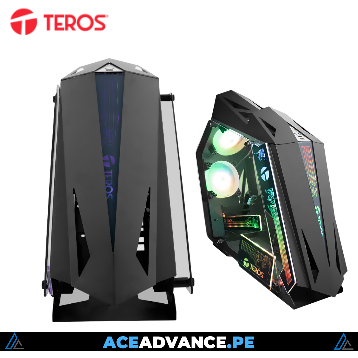 CASE GAMER TEROS TE-1314G, MID TOWER , USB 3.0, CASE
