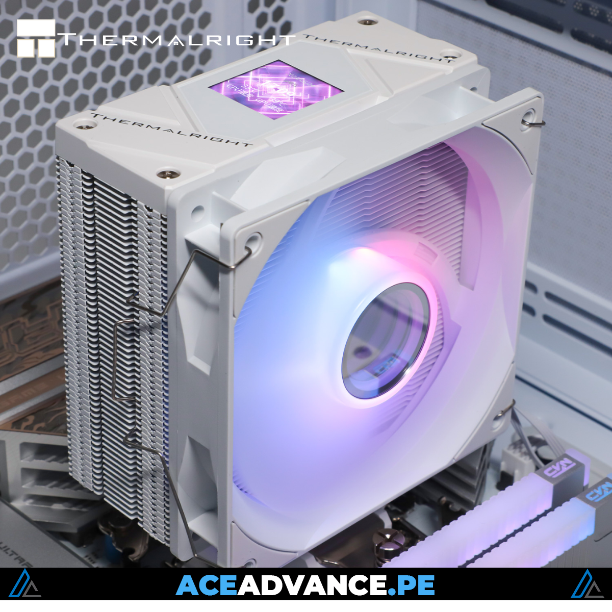 DISIPADOR DE TORRE THERMALRIGTH ASSASIN SPIRIT 120 ARGB WHITE, [SIN ...